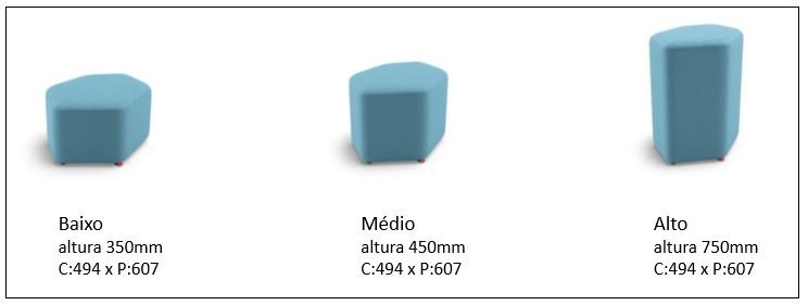 Puff Hexagonal | Duratta